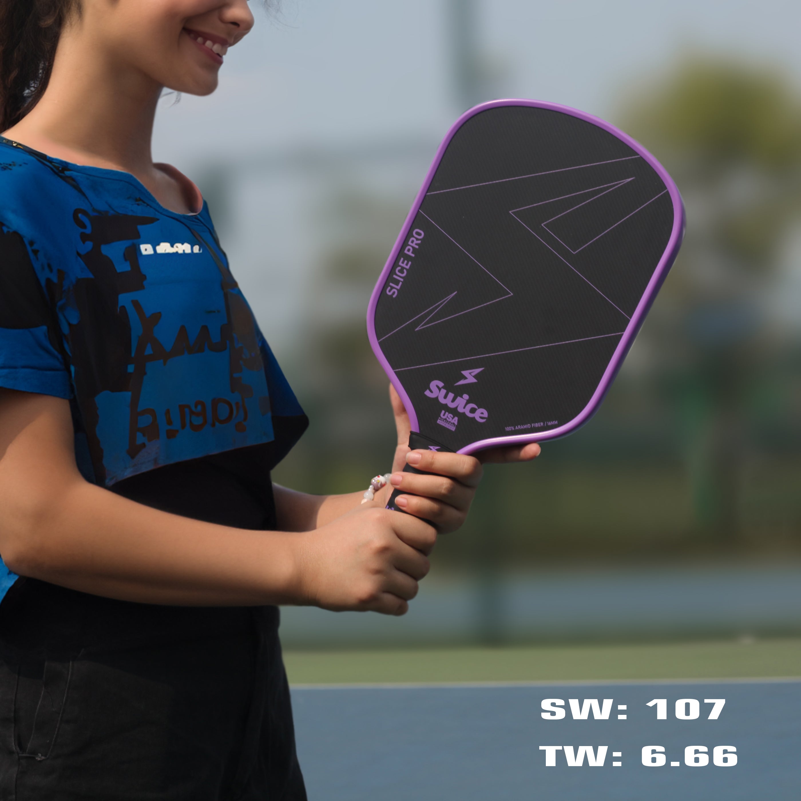 Swice Slice Pro | Black Kevlar Surface – Swice Pickleball